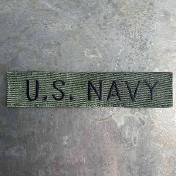 U.S. Navy | Other | Us Navy Embroidered Tape Patch Vintage | Poshmark
